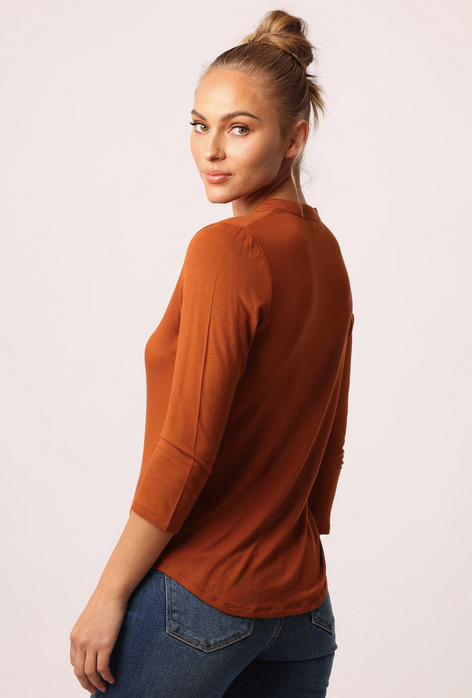 Gingerbread LS Henley – Posie Bella's